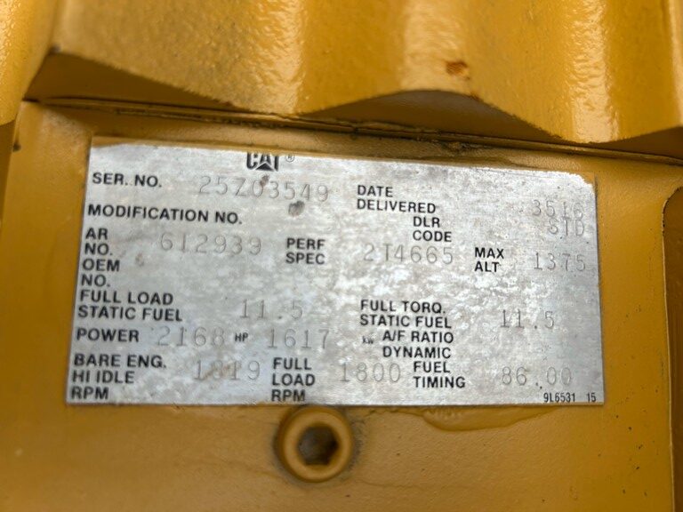 Used CAT 3516 Generator Set - Ninexpower