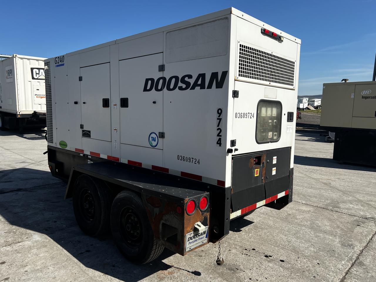 Used Doosan G240 Generator Set