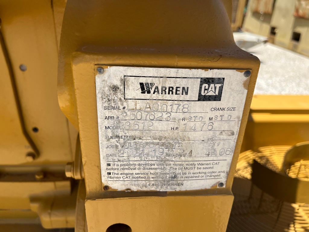 Used CAT 3512C (LLA) Engine - Tier 2 - Ninexpower